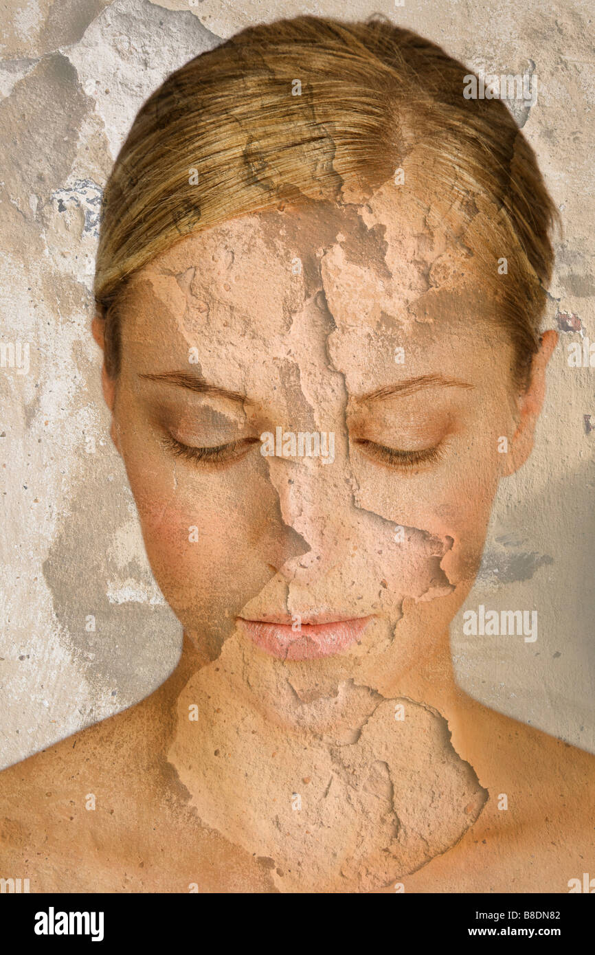 Person with cracked head hi-res stock photography and images - Alamy