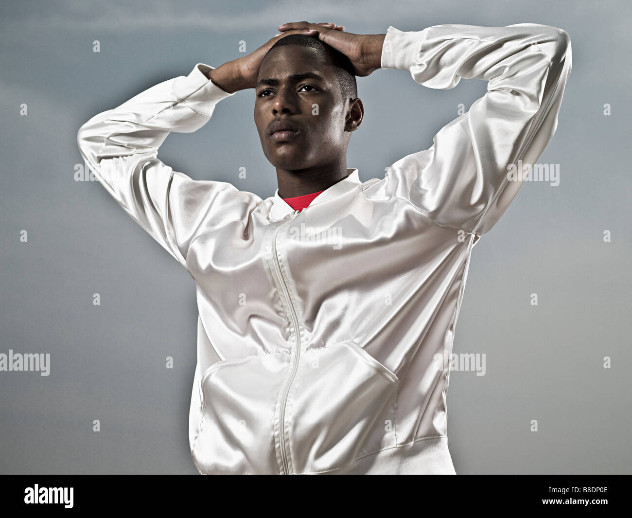 Male athlete athletics tracksuit hi-res stock photography and images ...