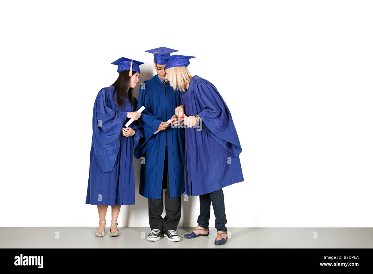 High school graduates Stock Photo - Alamy