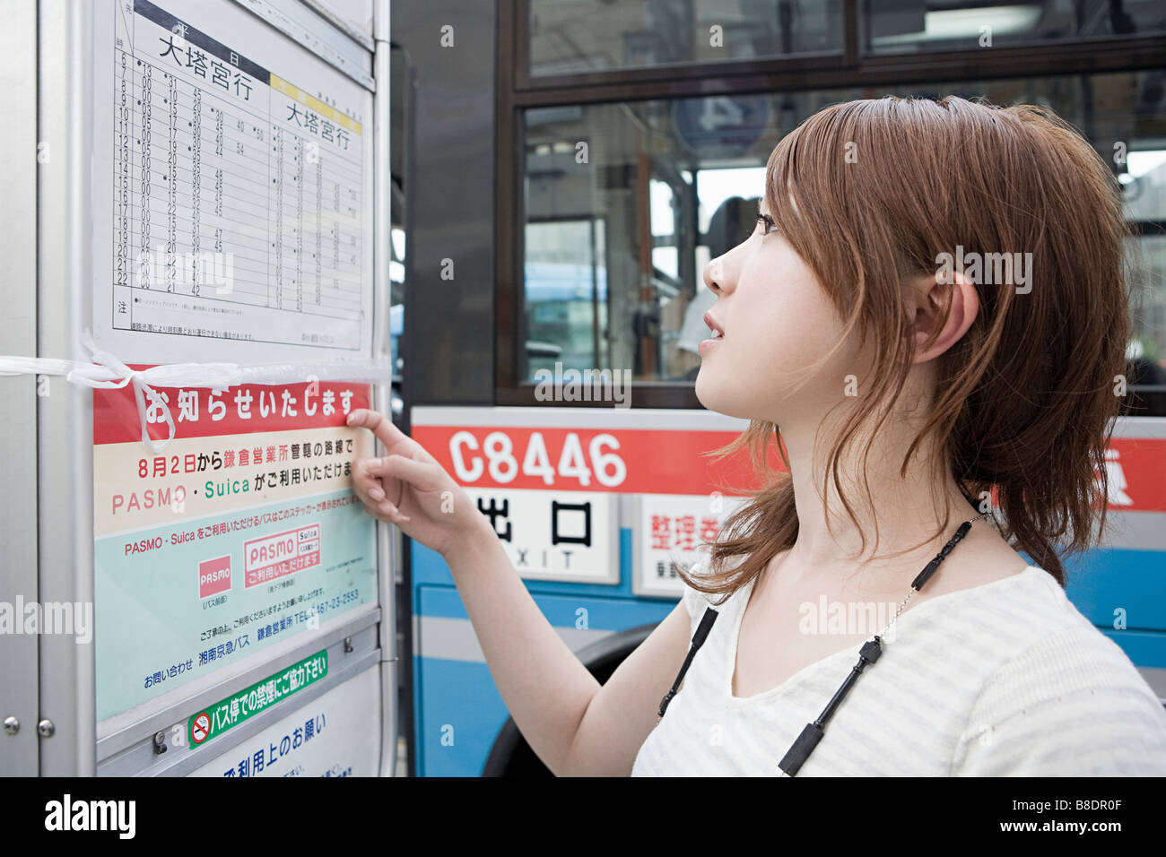 Bus timetable hi-res stock photography and images - Alamy