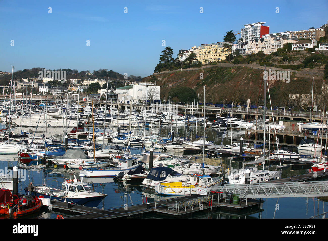 Torquay harbour english riviera hi-res stock photography and images - Alamy