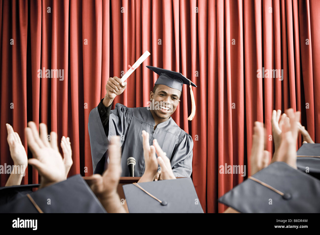 African man giving speech in school hi-res stock photography and images ...