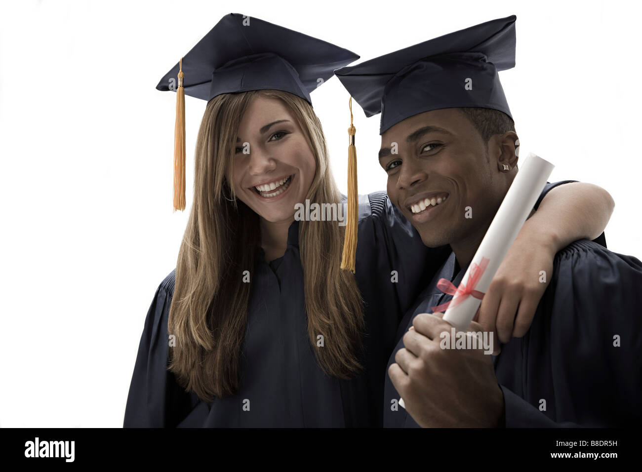 Couple graduating hi-res stock photography and images - Alamy