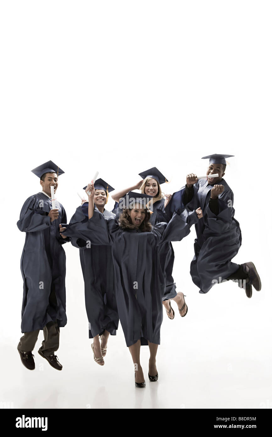 Graduates high five hi-res stock photography and images - Alamy