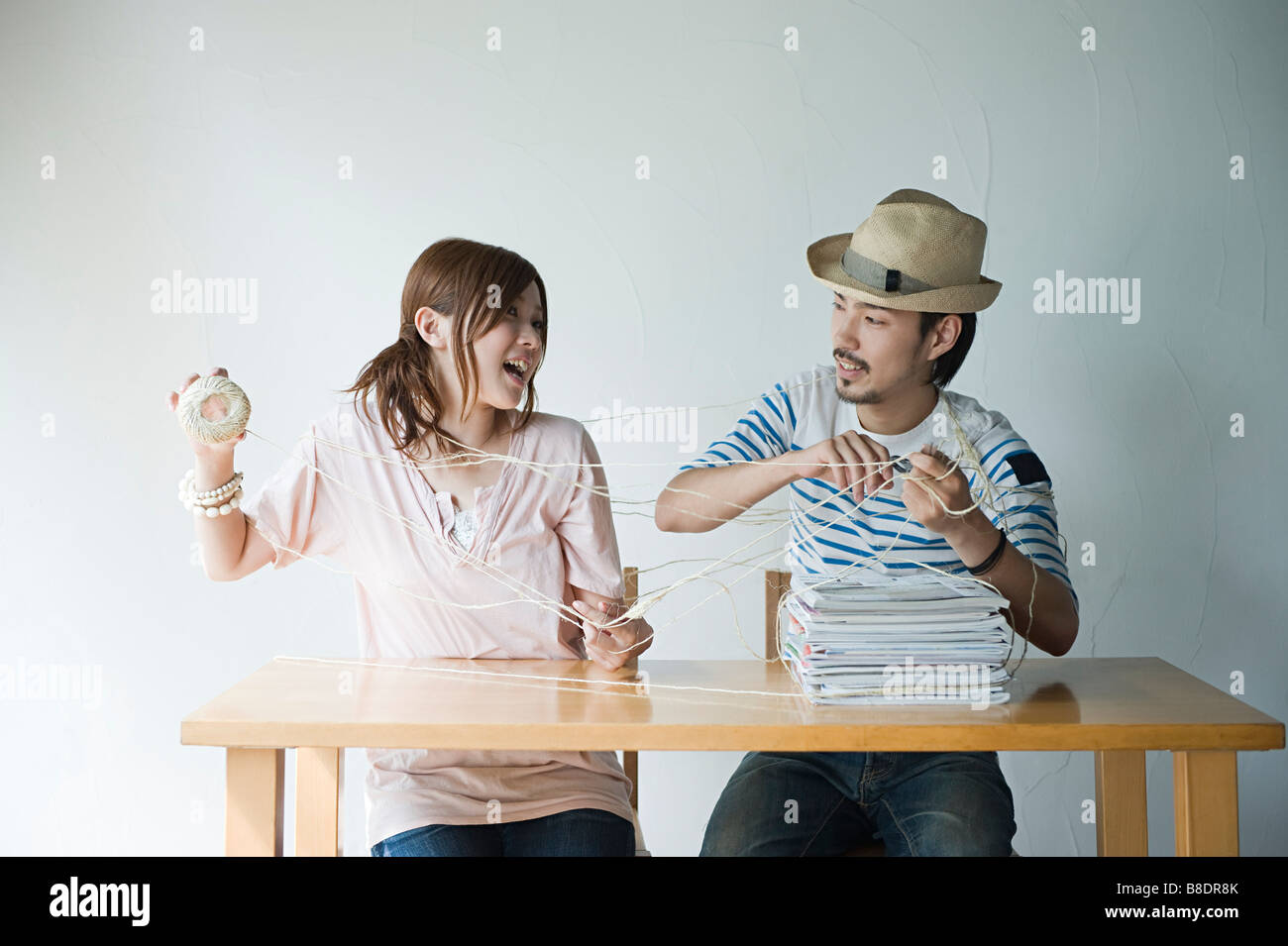 String wrap hi-res stock photography and images - Alamy