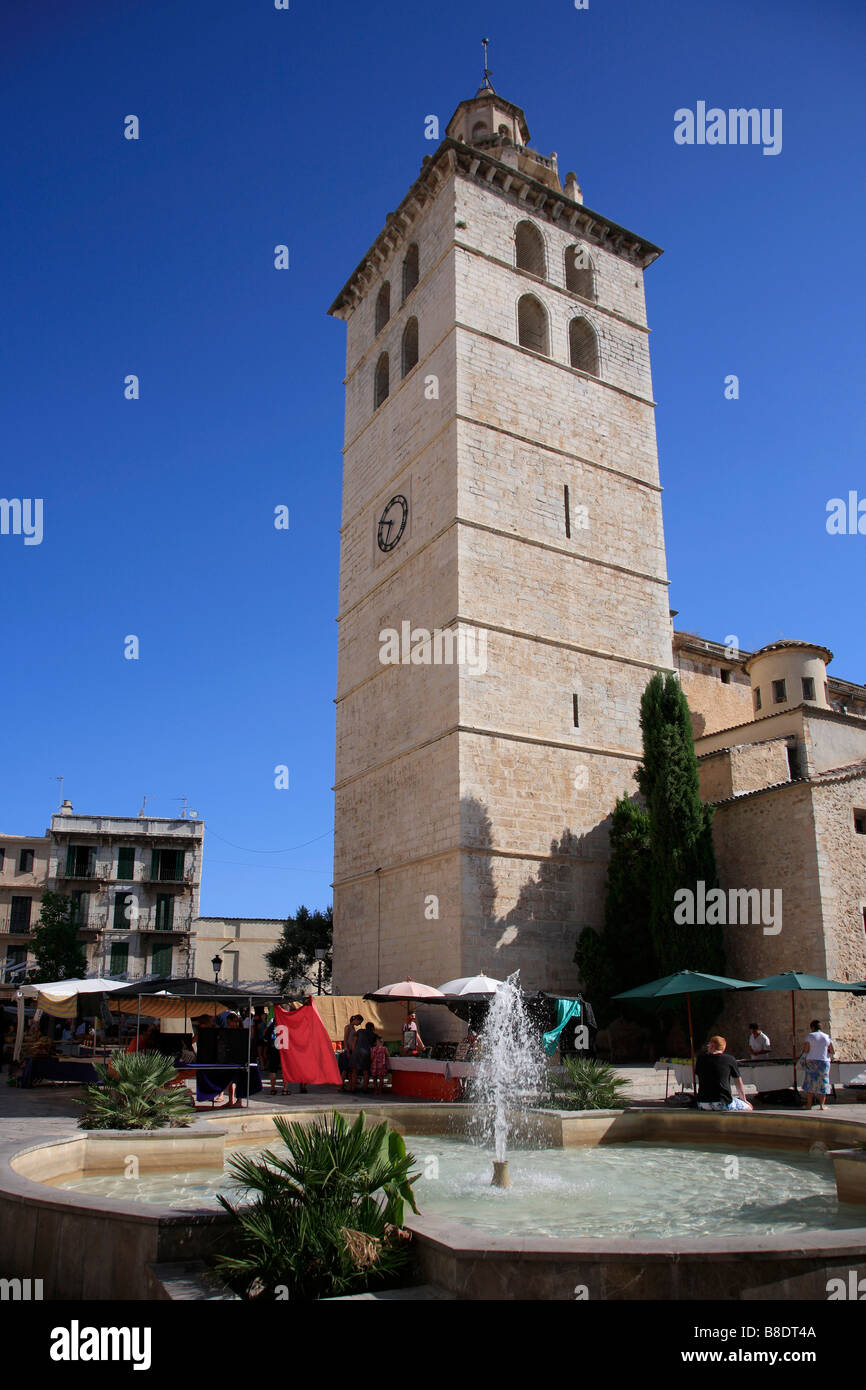 Santa Maria La Major Church Inca Town Mallorca Majorca Island Balearic ...