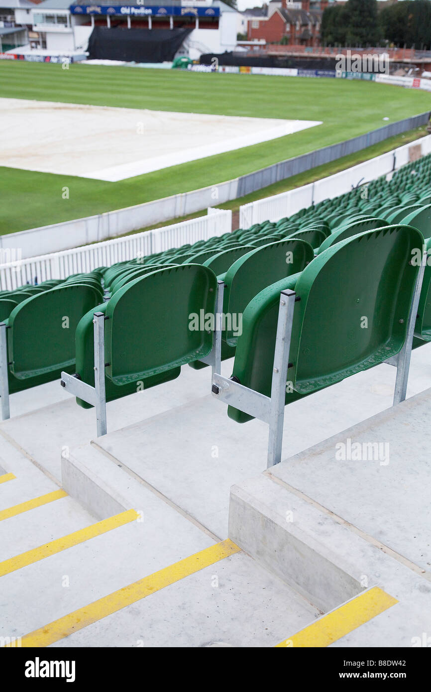 Cricket stand with seating hi-res stock photography and images - Alamy