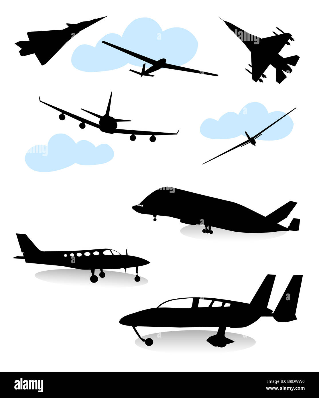 Large collection commercial cargo Cut Out Stock Images & Pictures - Alamy