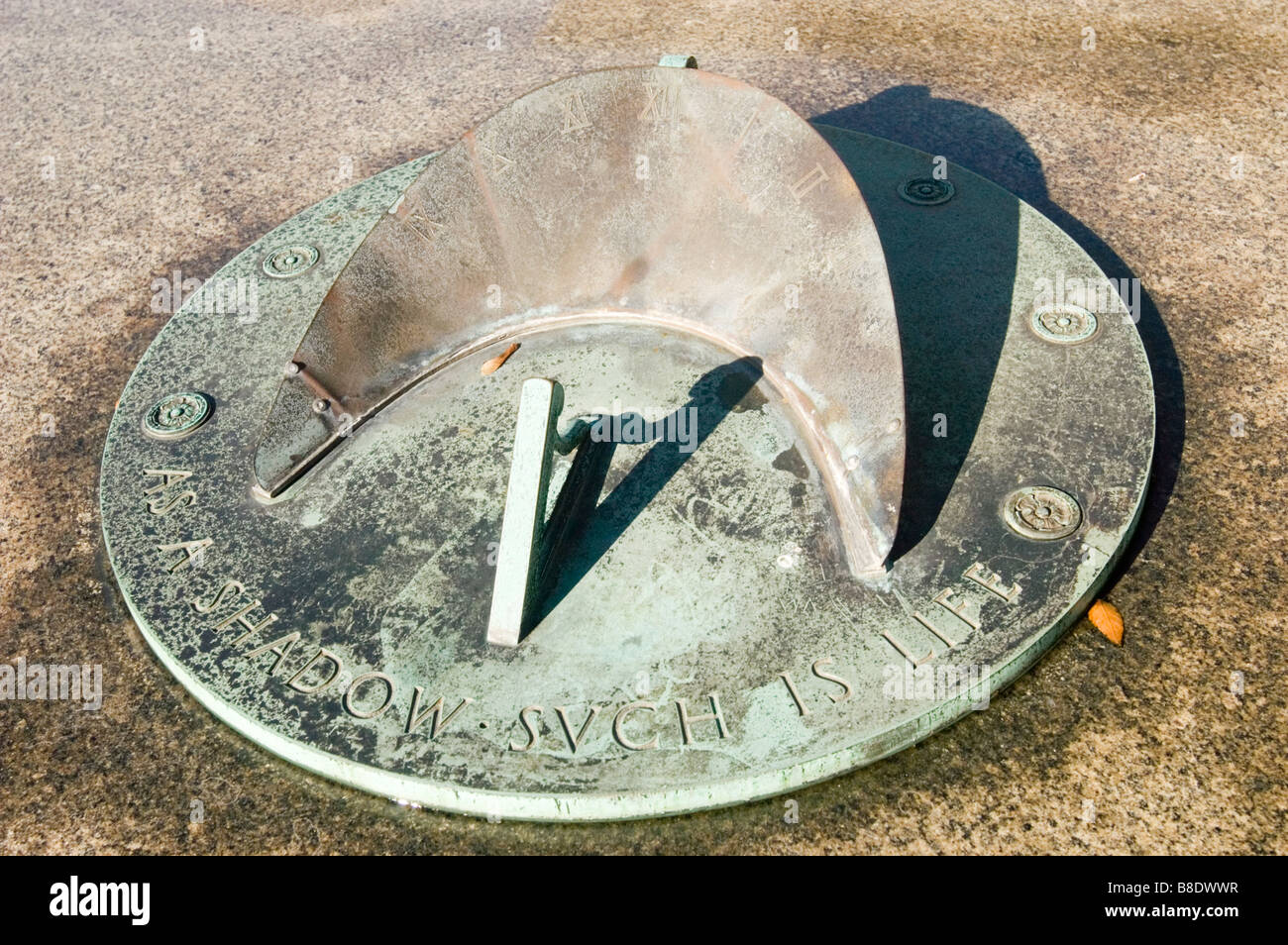 Metal sundial at Cornell University, Ithaca, NY, USA Stock Photo - Alamy