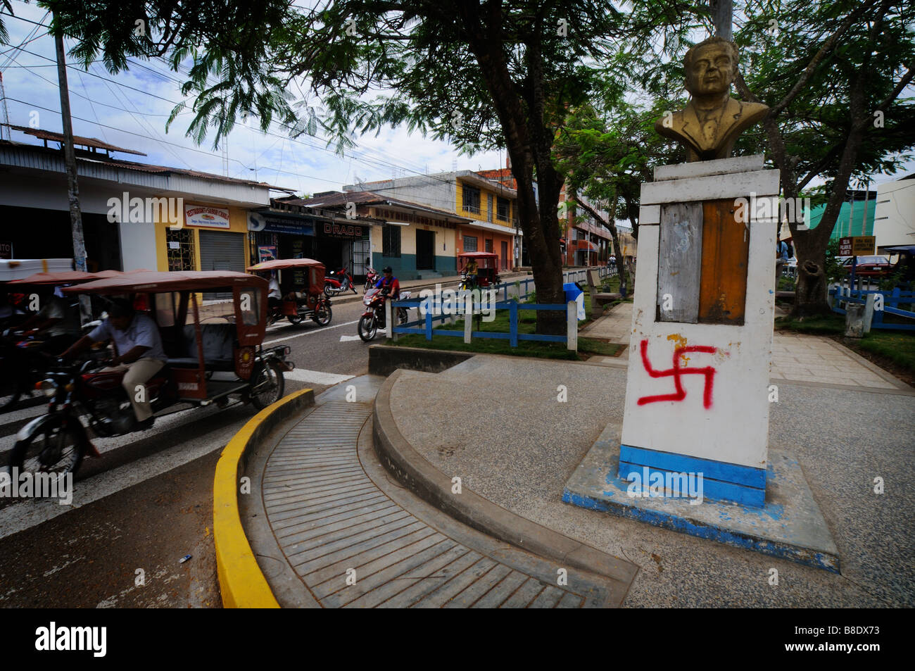 A swastika in Pucallpa, Peru Stock Photo - Alamy