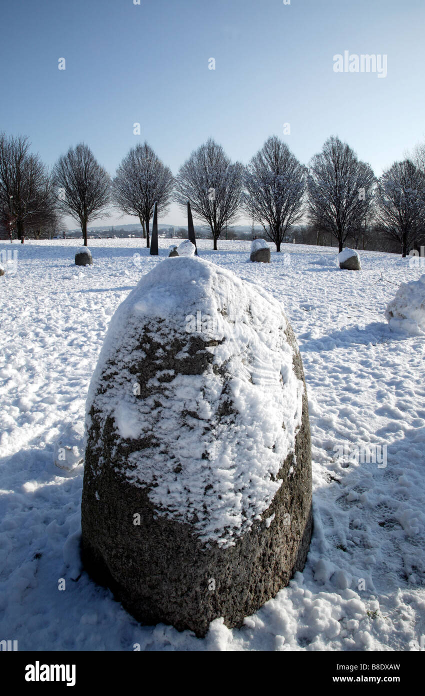 Millennium stone circle hi-res stock photography and images - Alamy