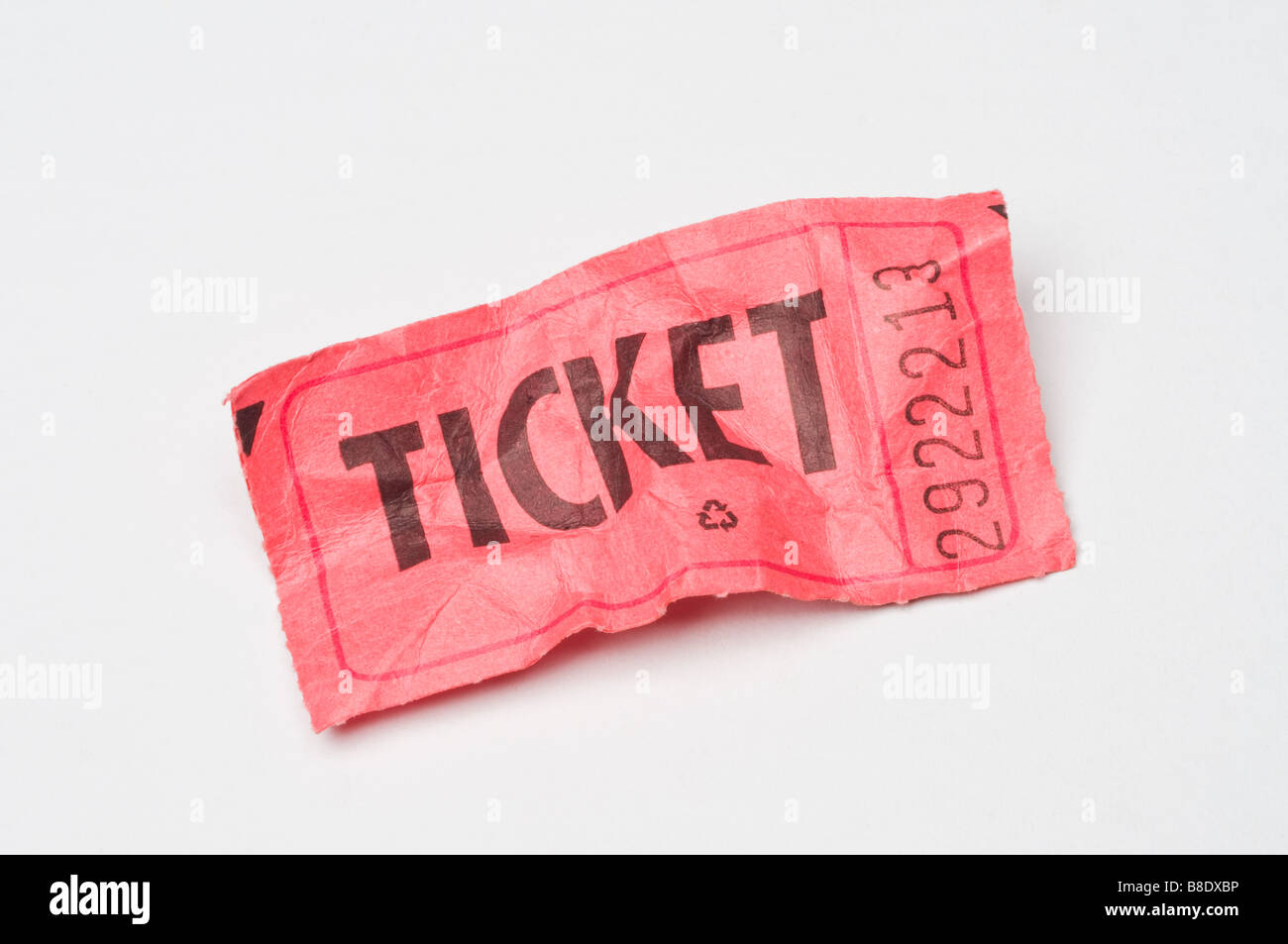 Red Raffle Ticket