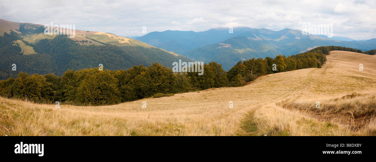 Carpathian mountains three shots hi-res stock photography and images ...