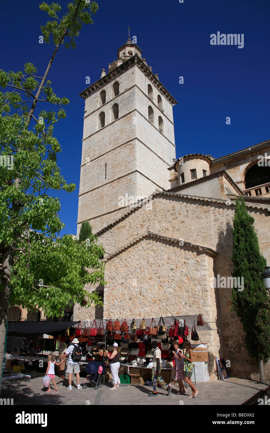 Santa Maria La Major Church Inca Town Mallorca Majorca Island Balearic ...