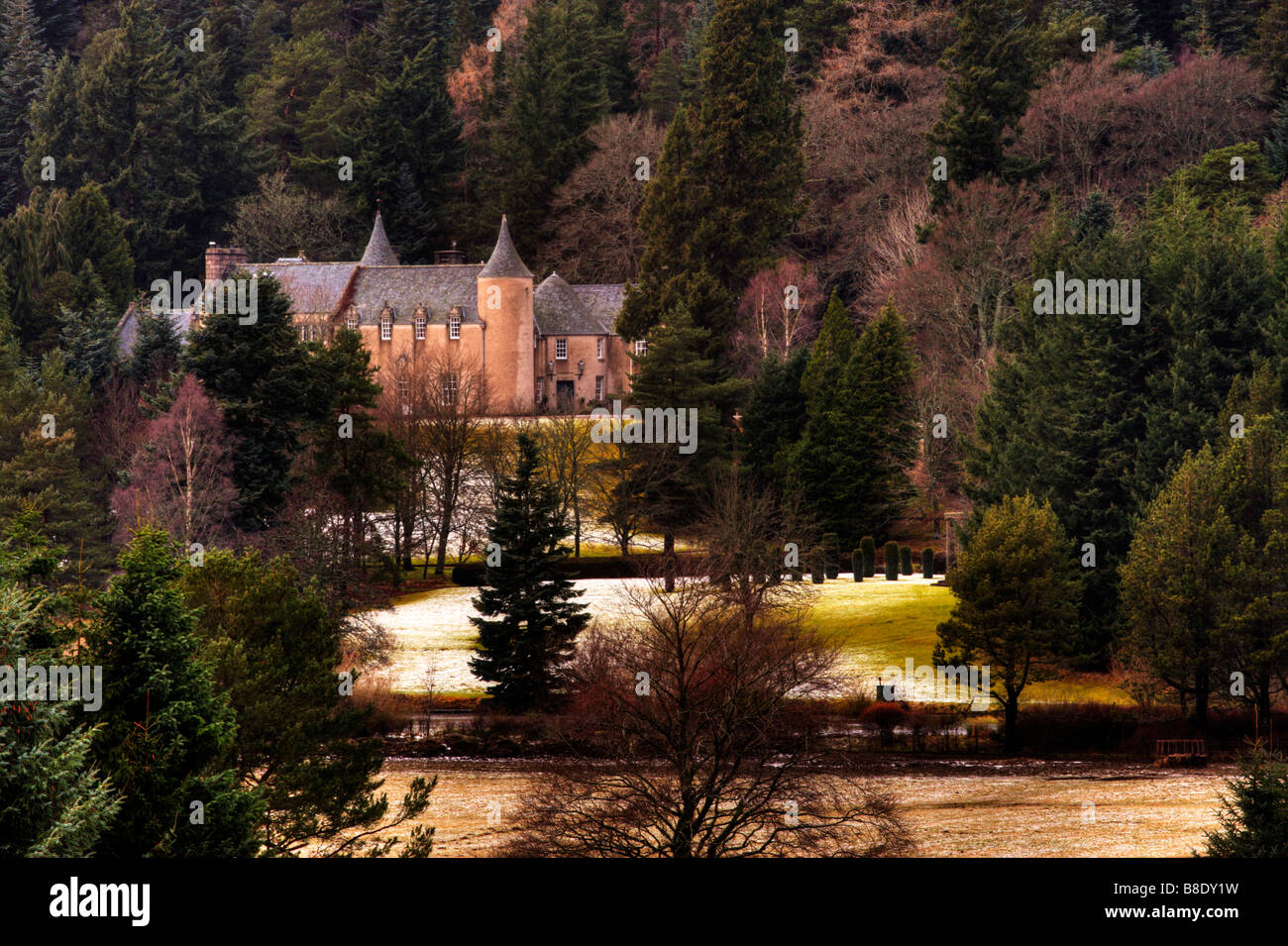 Billy Connolly's Home at Candacraig House, Strathdon, Scotland Stock ...
