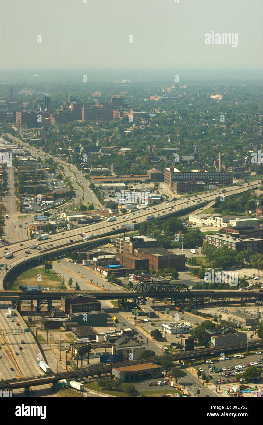 interstate roads in st louis Stock Photo - Alamy