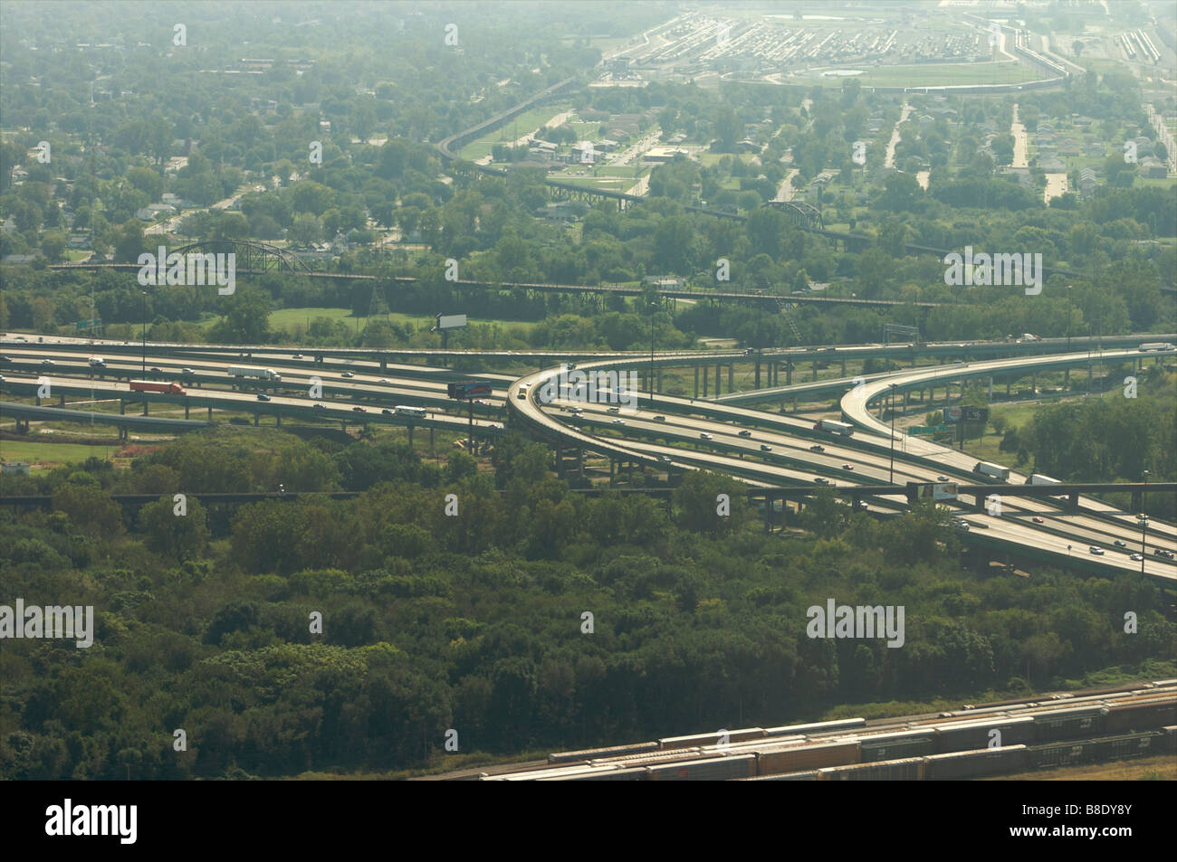 Interstate highway in st louis hi-res stock photography and images - Alamy