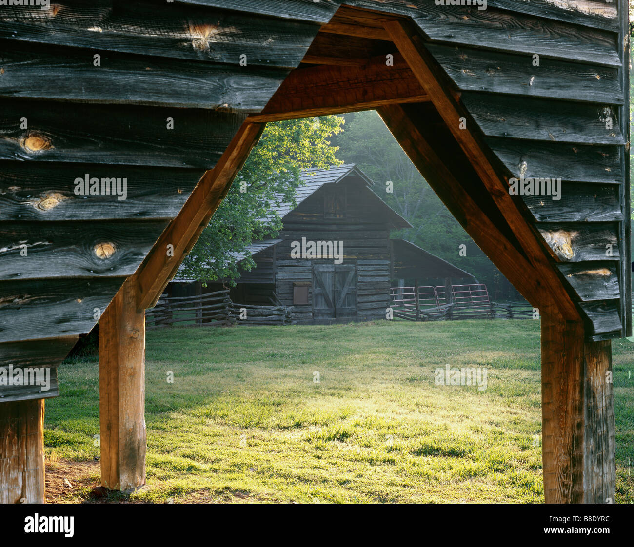 SOUTH CAROLINA - Barn at Kings Mountain State Park History Farm Stock ...