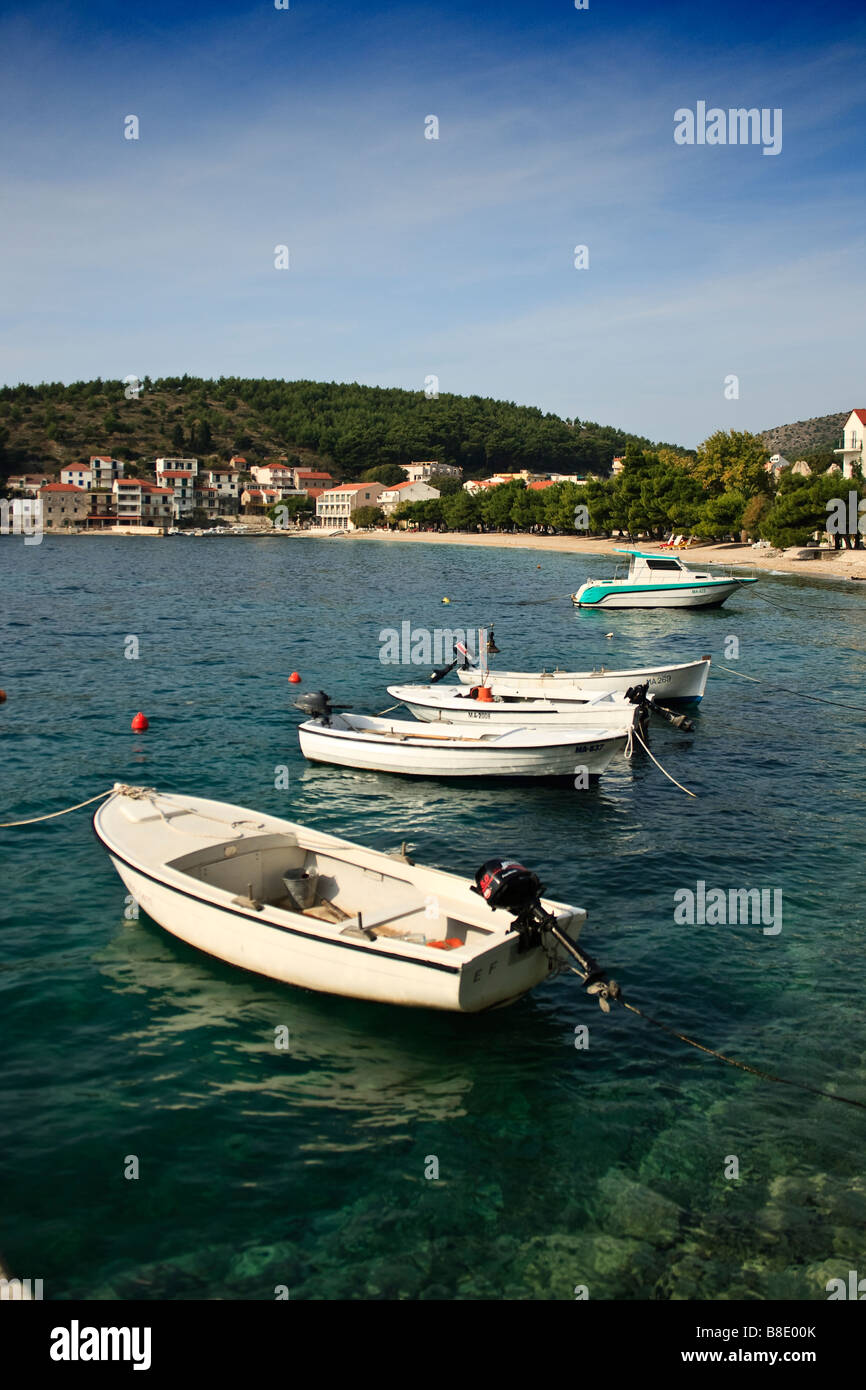 CROATIA, DRVENIK. Mediterranean scene with boats Stock Photo - Alamy