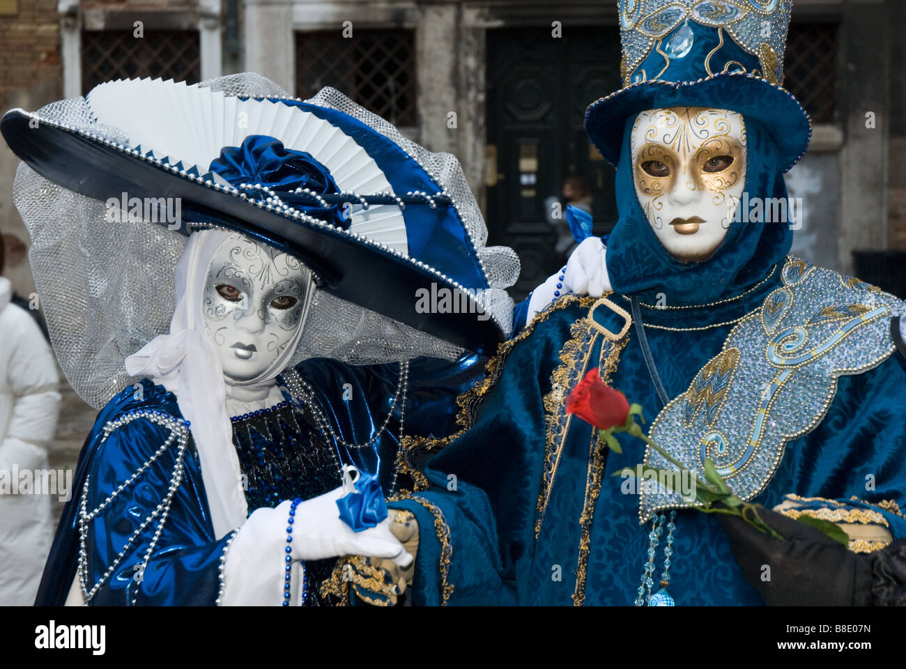 Blue carnival costume hi-res stock photography and images - Alamy