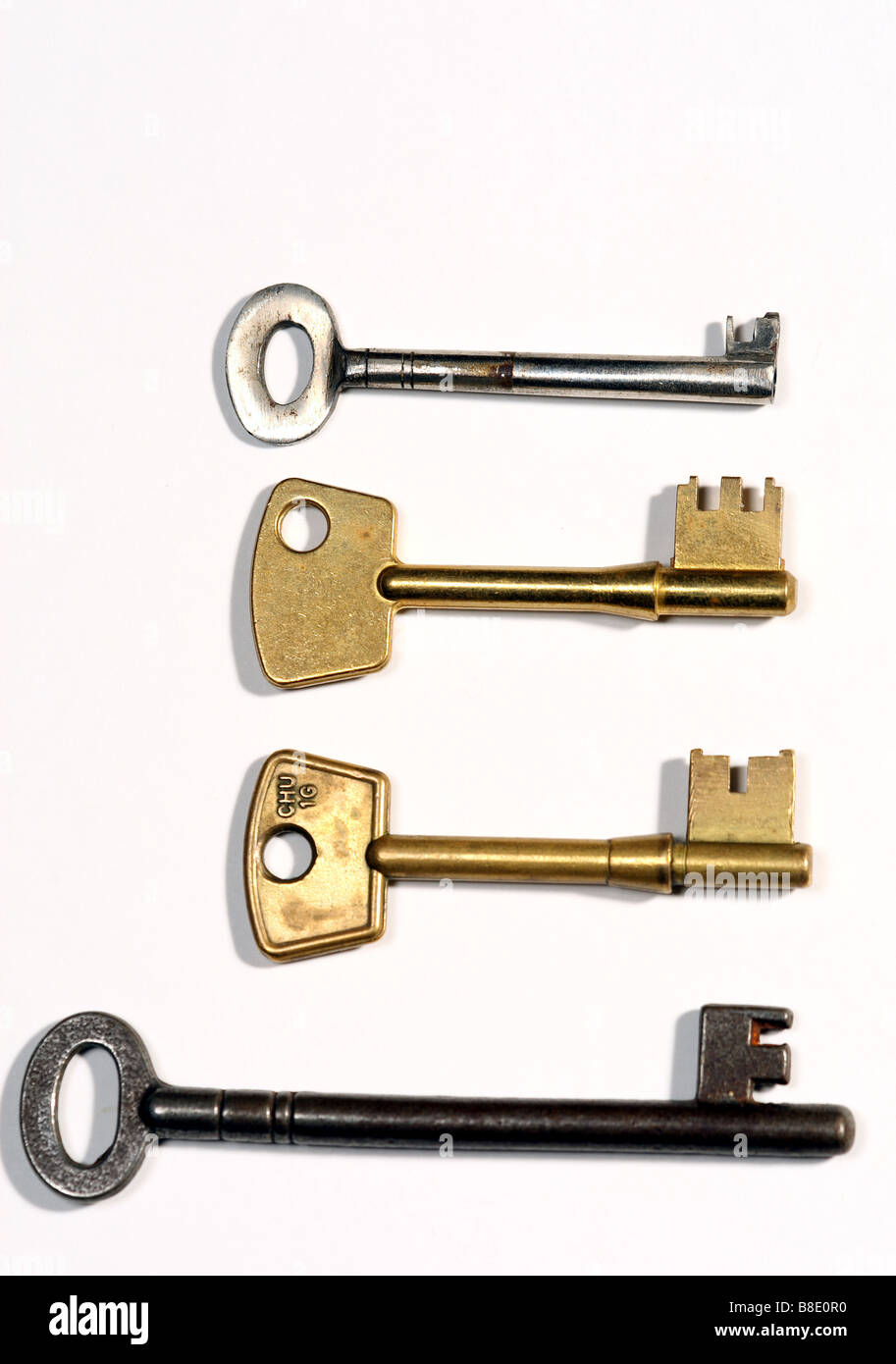 Four Keys in a Row Stock Photo - Alamy