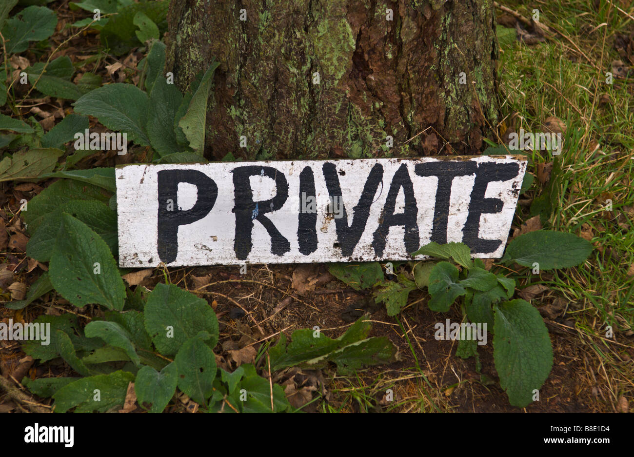 Private land signs hi-res stock photography and images - Alamy