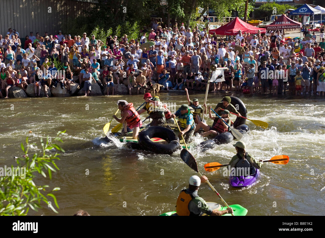 Homemade raft hi-res stock photography and images - Alamy