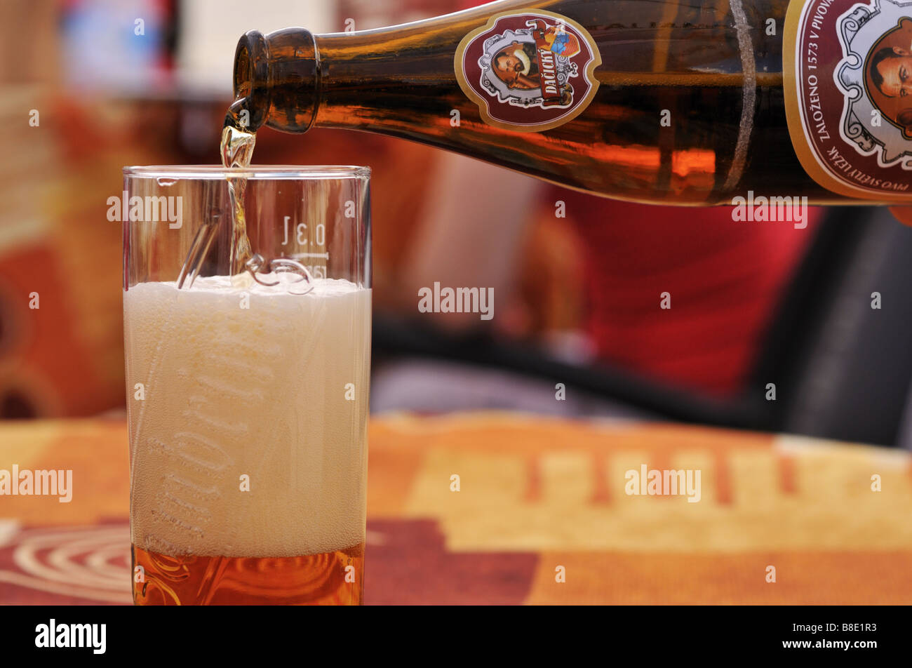 Czech beer glass hi-res stock photography and images - Alamy
