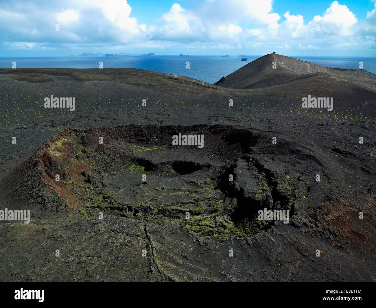 Volcanic Crater on Surtsey Island, Iceland Stock Photo - Alamy