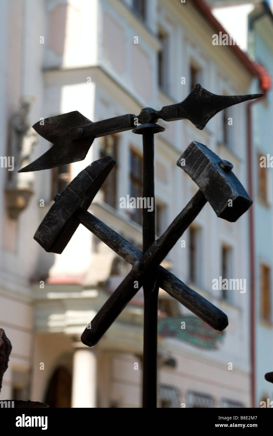 The hammer and pick Stock Photo - Alamy