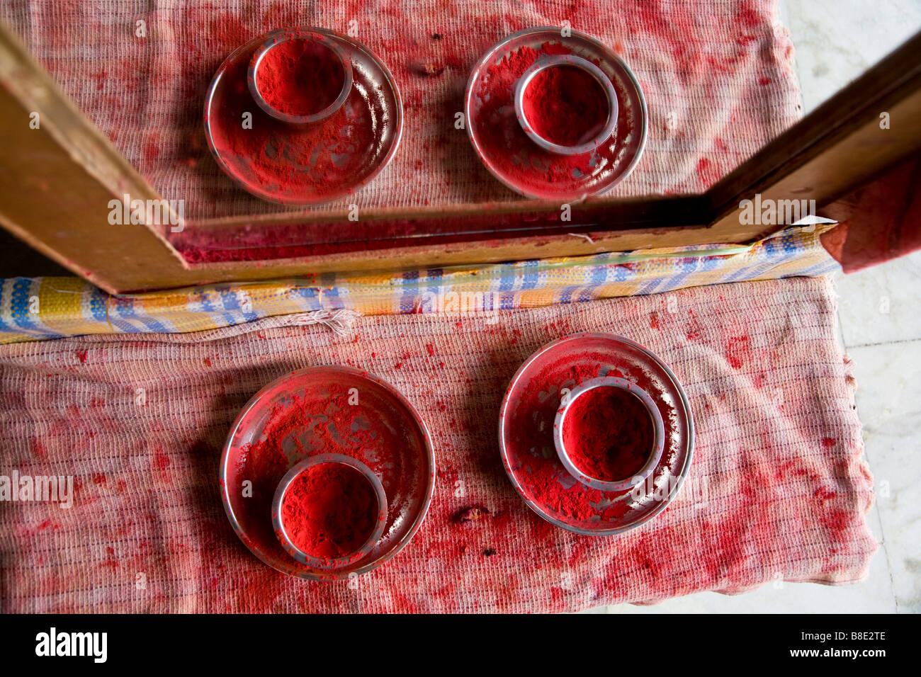 Tilaka red hi-res stock photography and images - Alamy