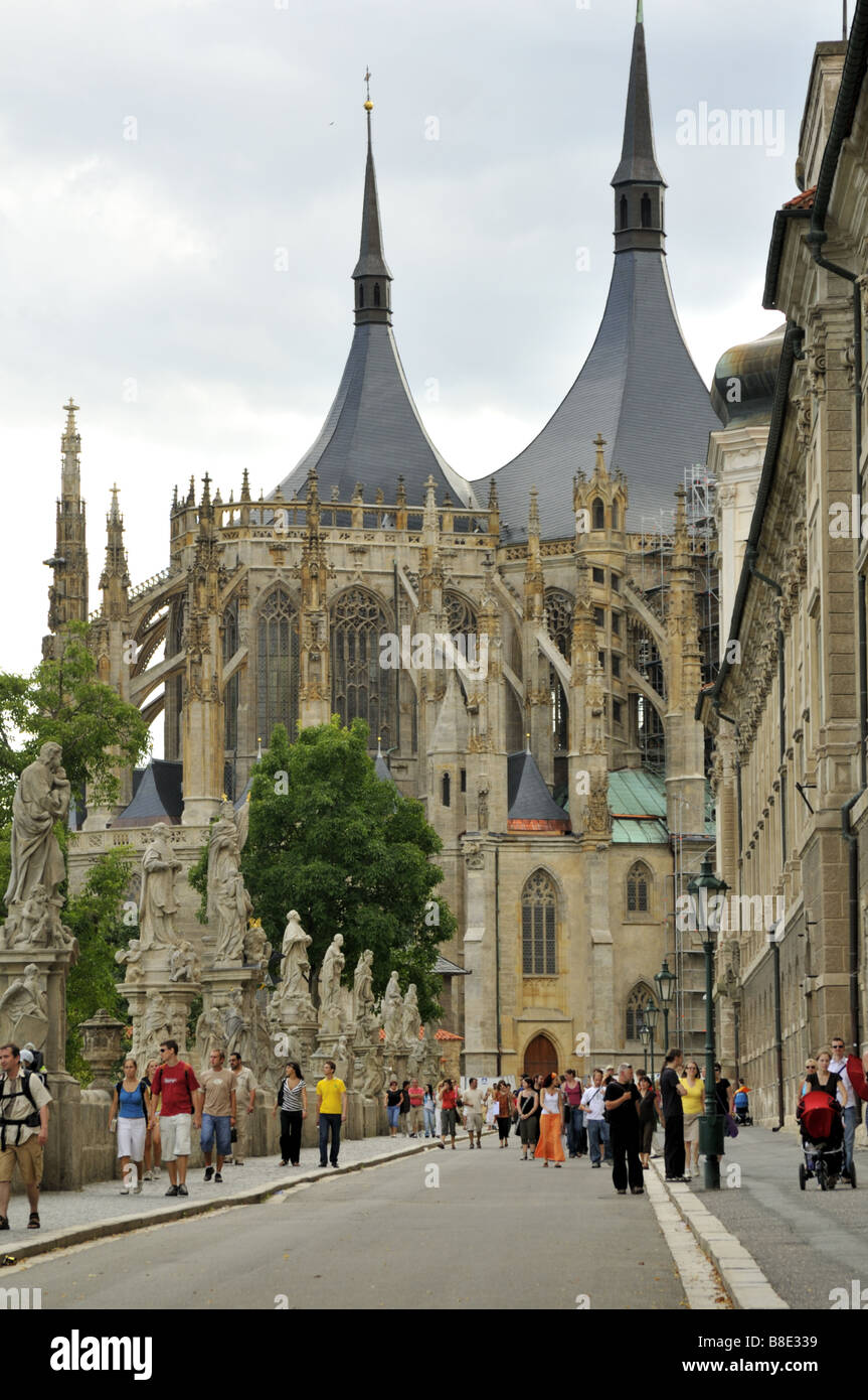 St Barbara Cathedral Kutna Hora Czech Republic Stock Photo - Alamy