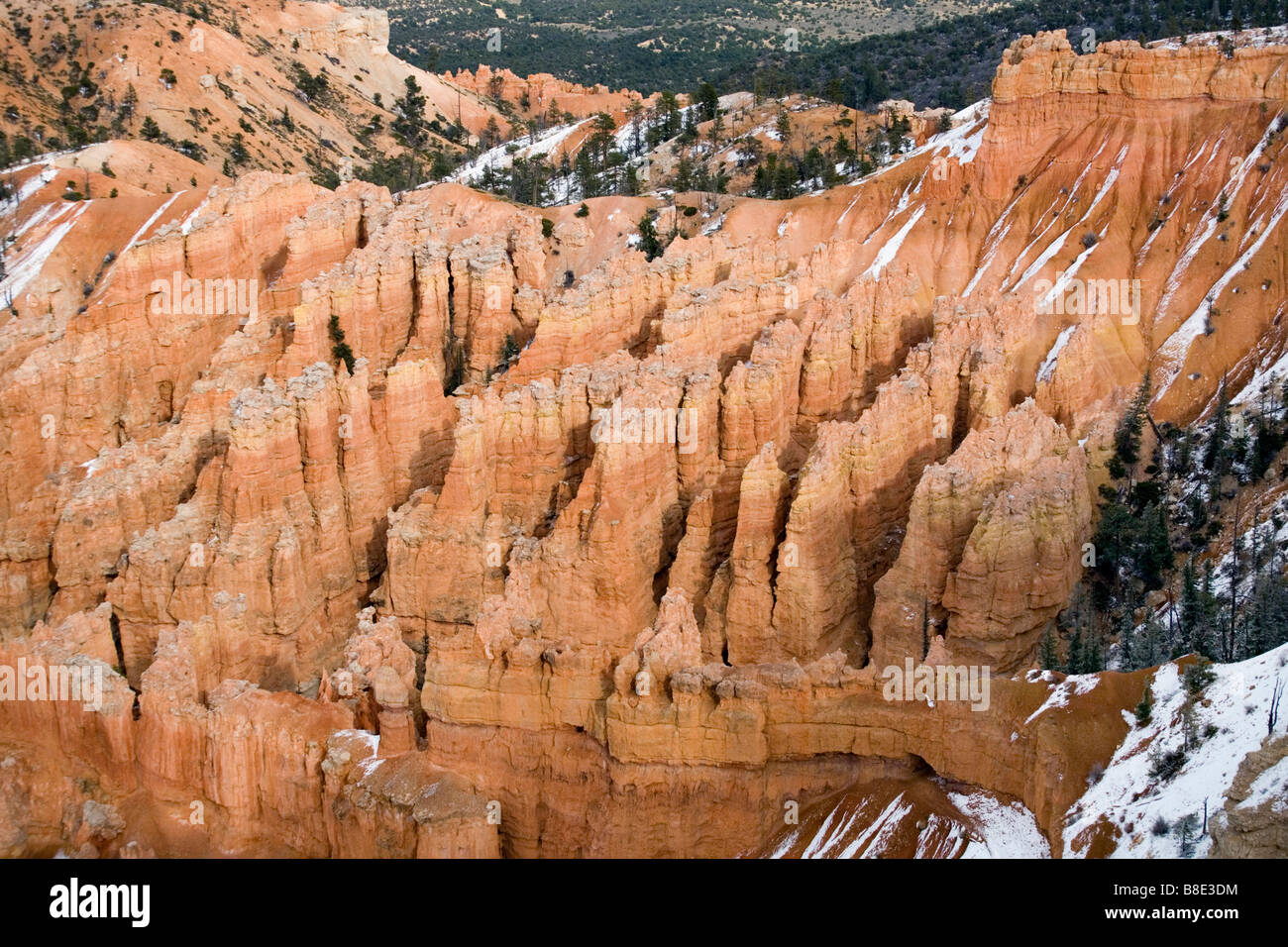 View of Bryce Amphitheater from the Bryce Point in Bryce Canyon ...