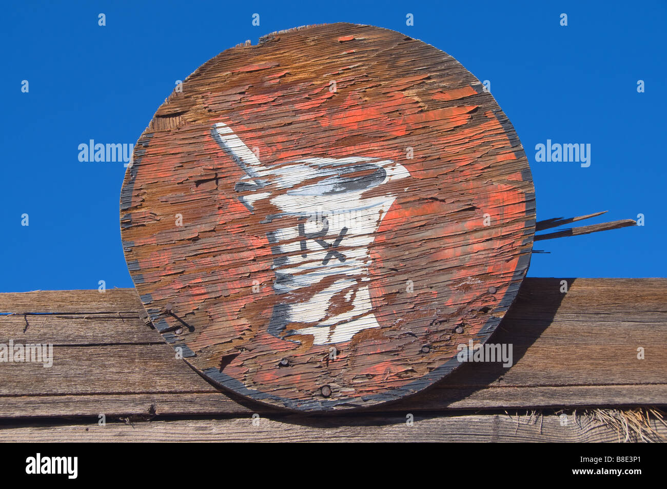 Old pharmacy sign Stock Photo - Alamy
