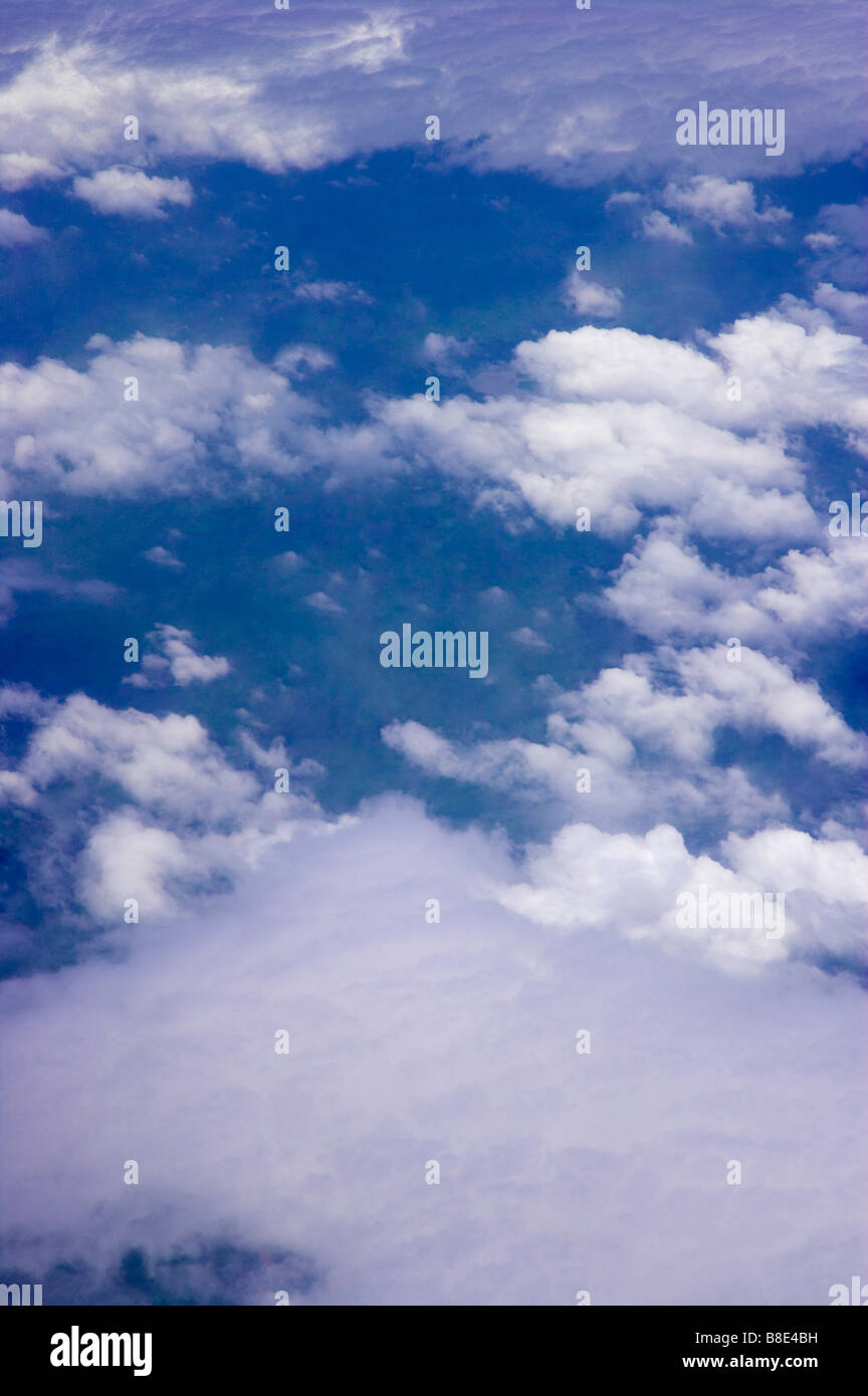 Clouds in the clear sky Stock Photo - Alamy