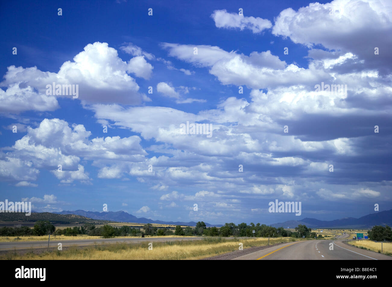 Clouds in the clear sky Stock Photo - Alamy