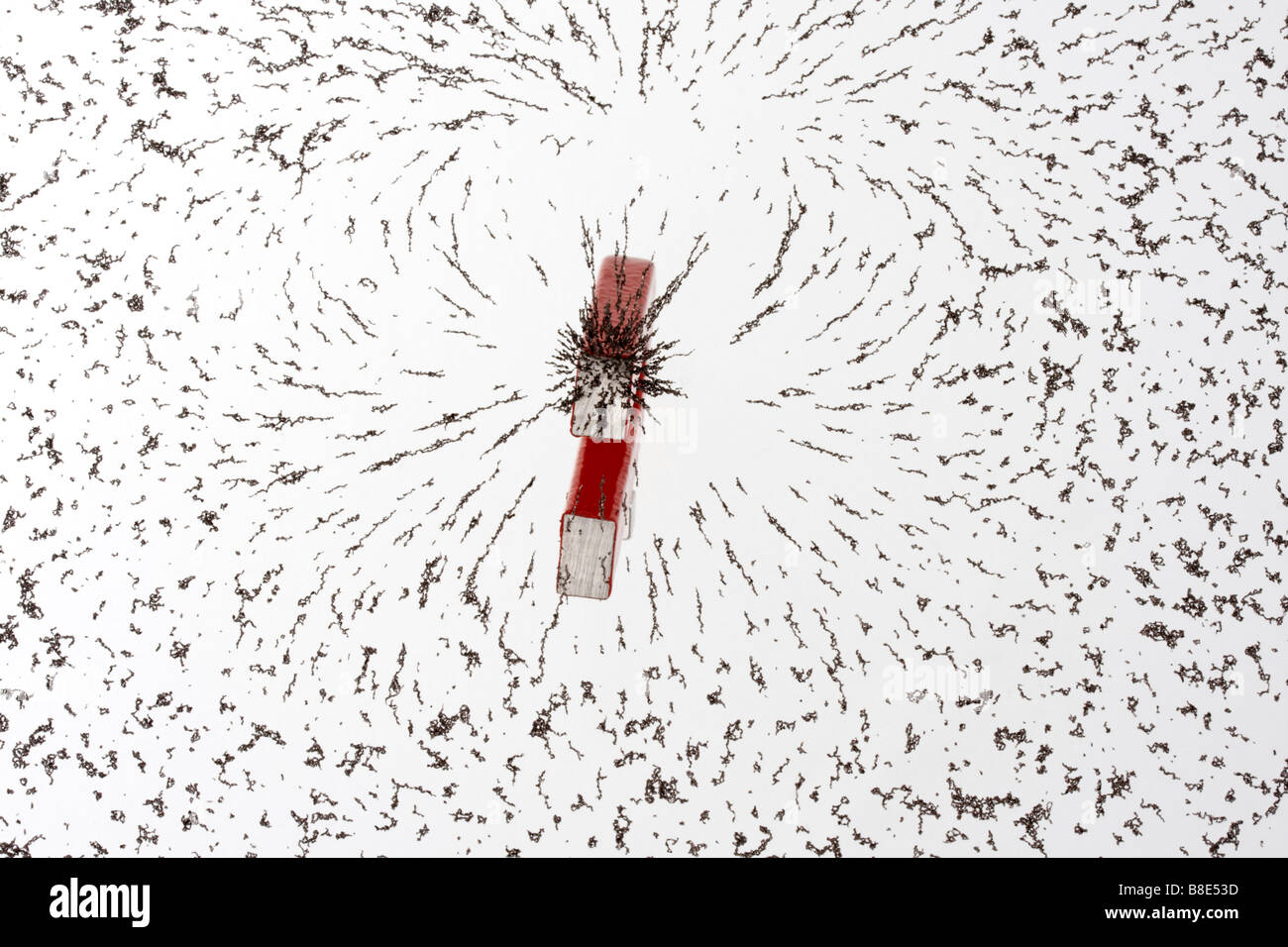 Iron particles magnet hi-res stock photography and images - Alamy