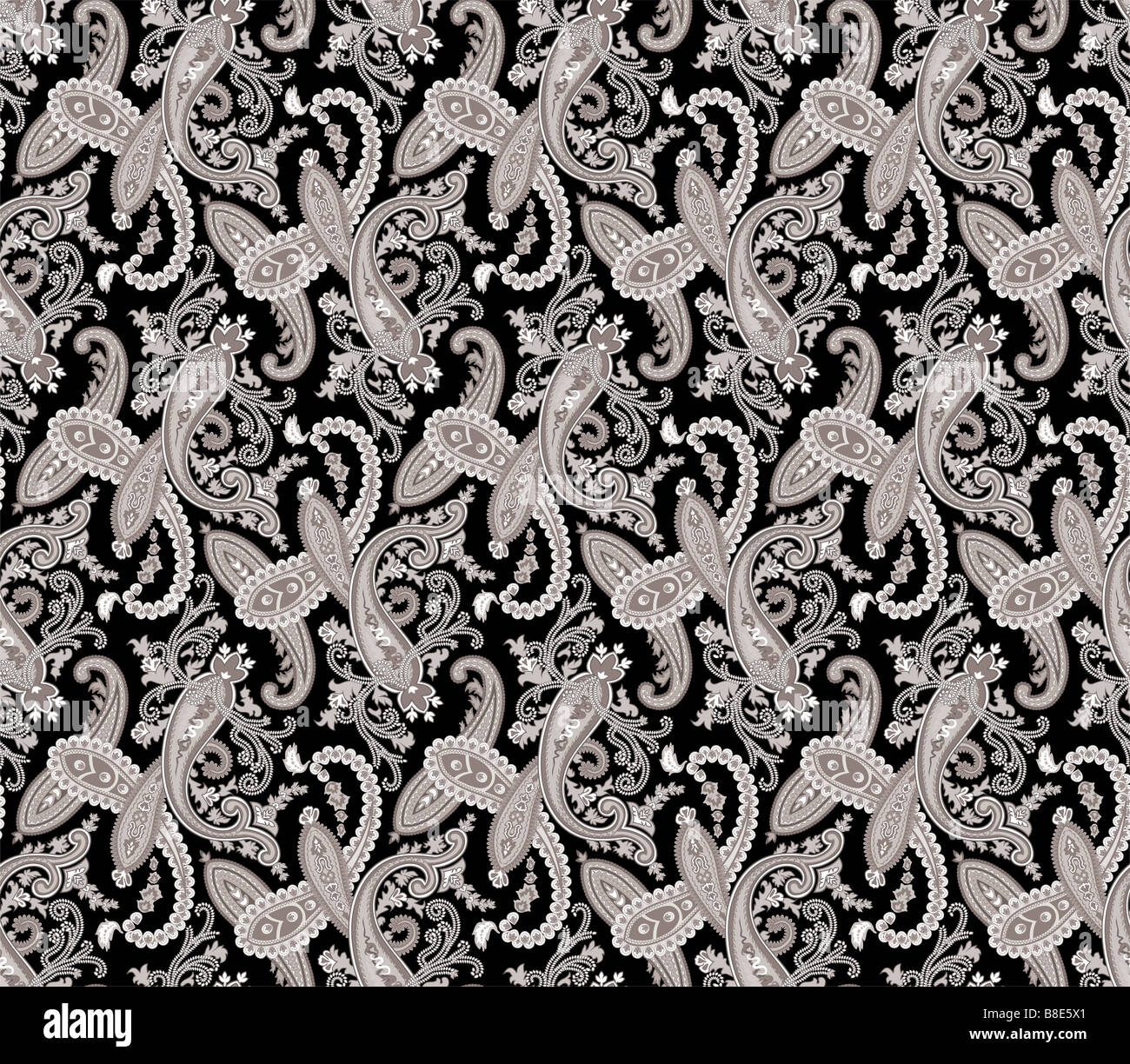 Seamless paisley illustration background Big XXL size Stock Photo - Alamy