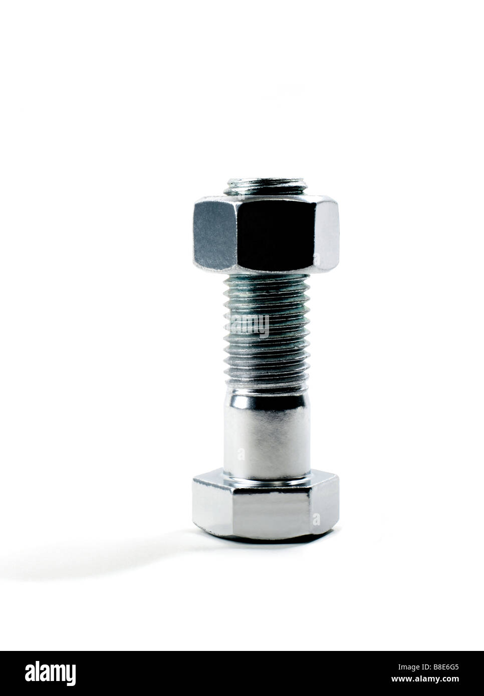 Steel Bolt and Nut Stock Photo - Alamy