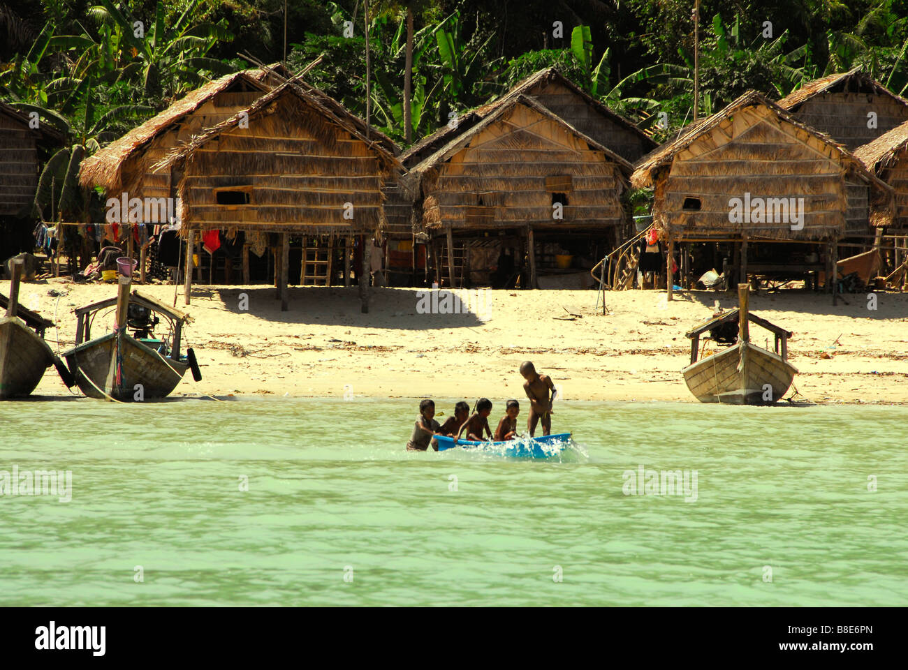 Moken village at Koh Surin,Phangnga,Southern Thailand Stock Photo - Alamy