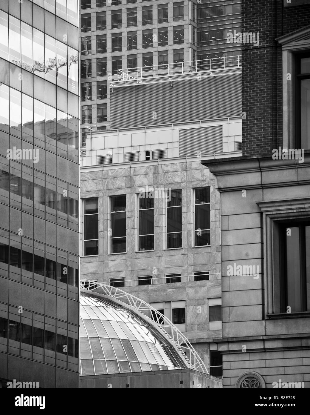 Building shapes in canary wharf Stock Photo - Alamy