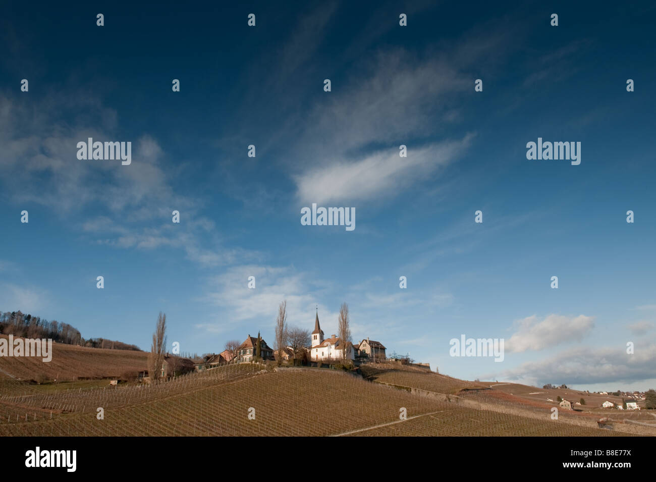 Village of Féchy Stock Photo - Alamy