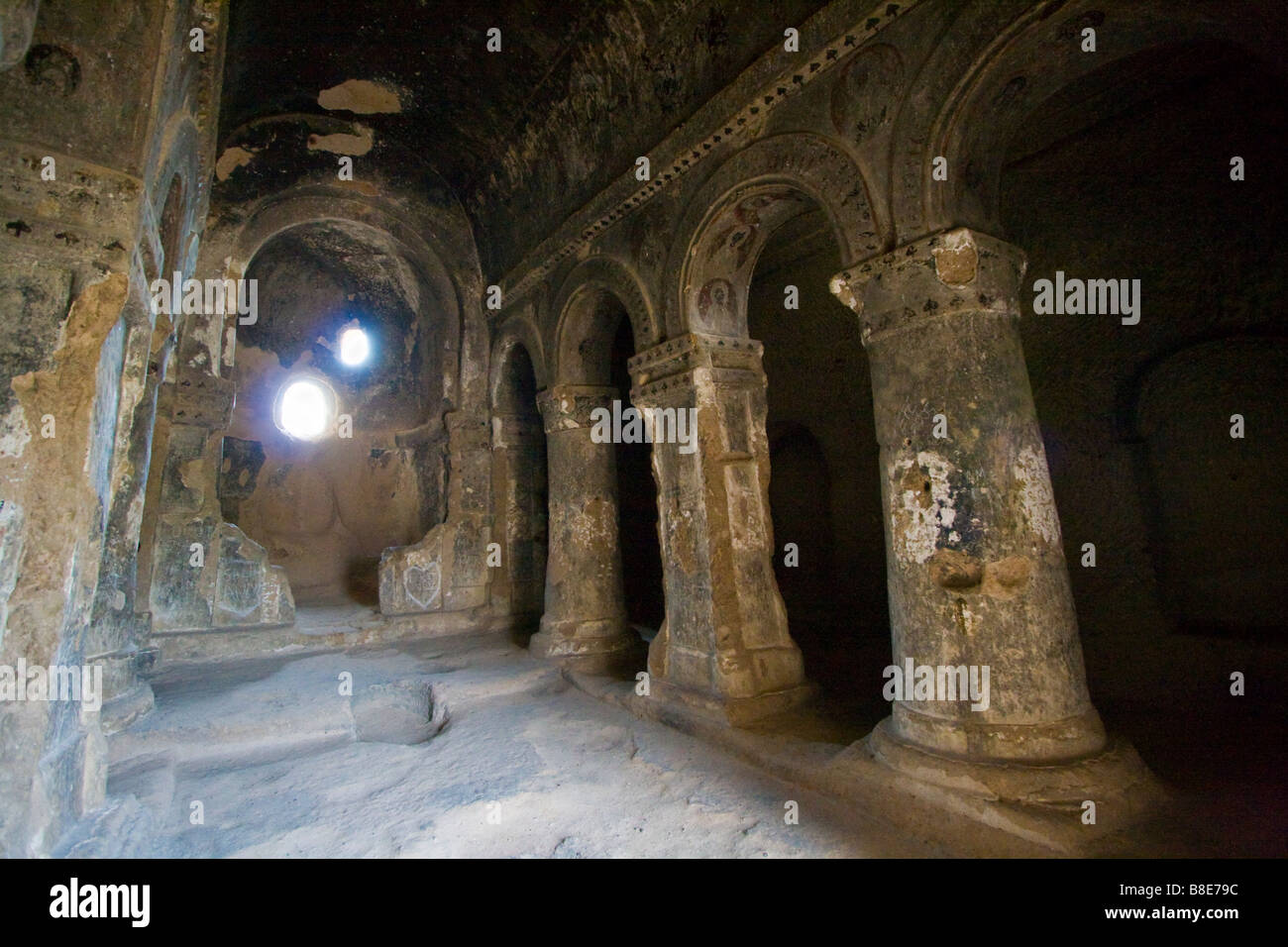 Cave Church at Selime Monastery near Ihlara Valley in Cappadocia Turkey ...