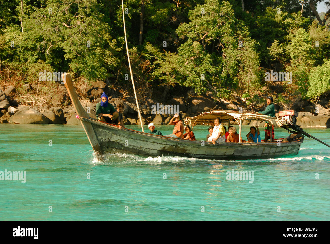 Moken boat hi-res stock photography and images - Alamy