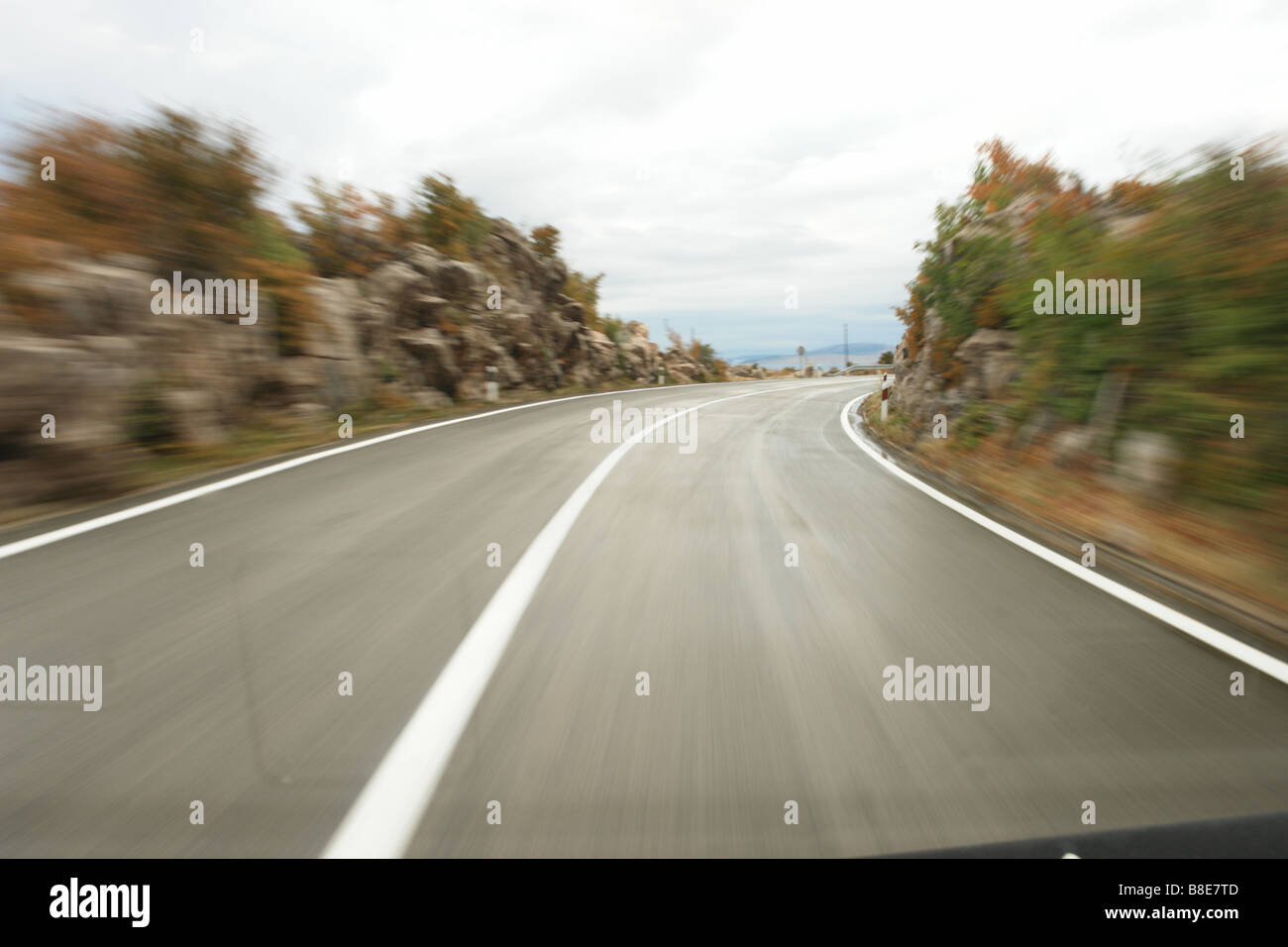 open speed road at countryside Stock Photo - Alamy