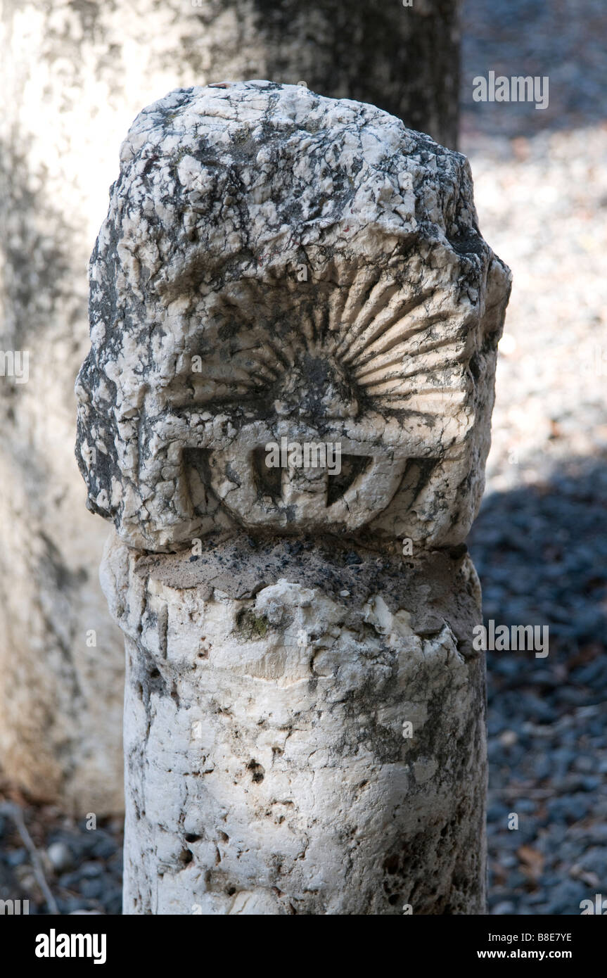 decorative sculpted ornaments at synagogue with biblical motifs Stock ...
