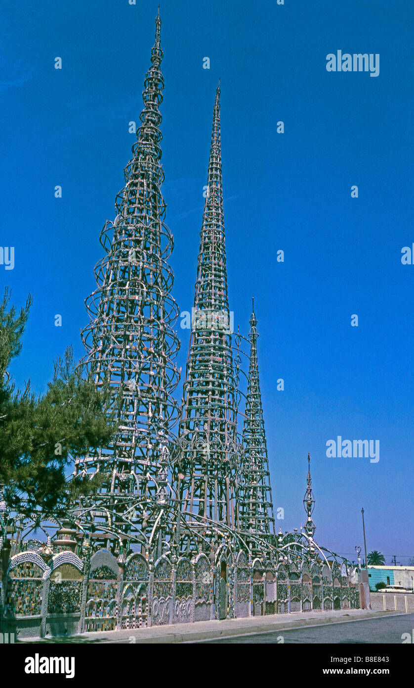 Watts Towers of Simon Rodin State Historic Park, Watts district of Los ...