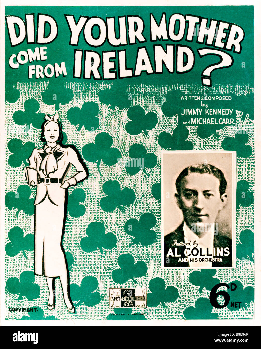 1940s music poster hi-res stock photography and images - Alamy