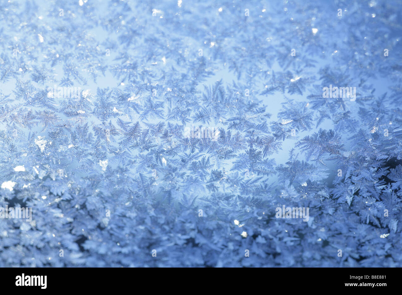 frost pattern on a window Stock Photo - Alamy