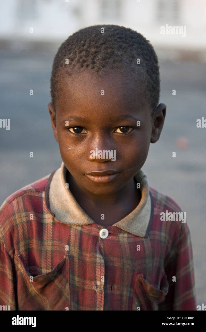 Young Senegalese Boy in St Louis in Senegal West Africa Stock Photo - Alamy
